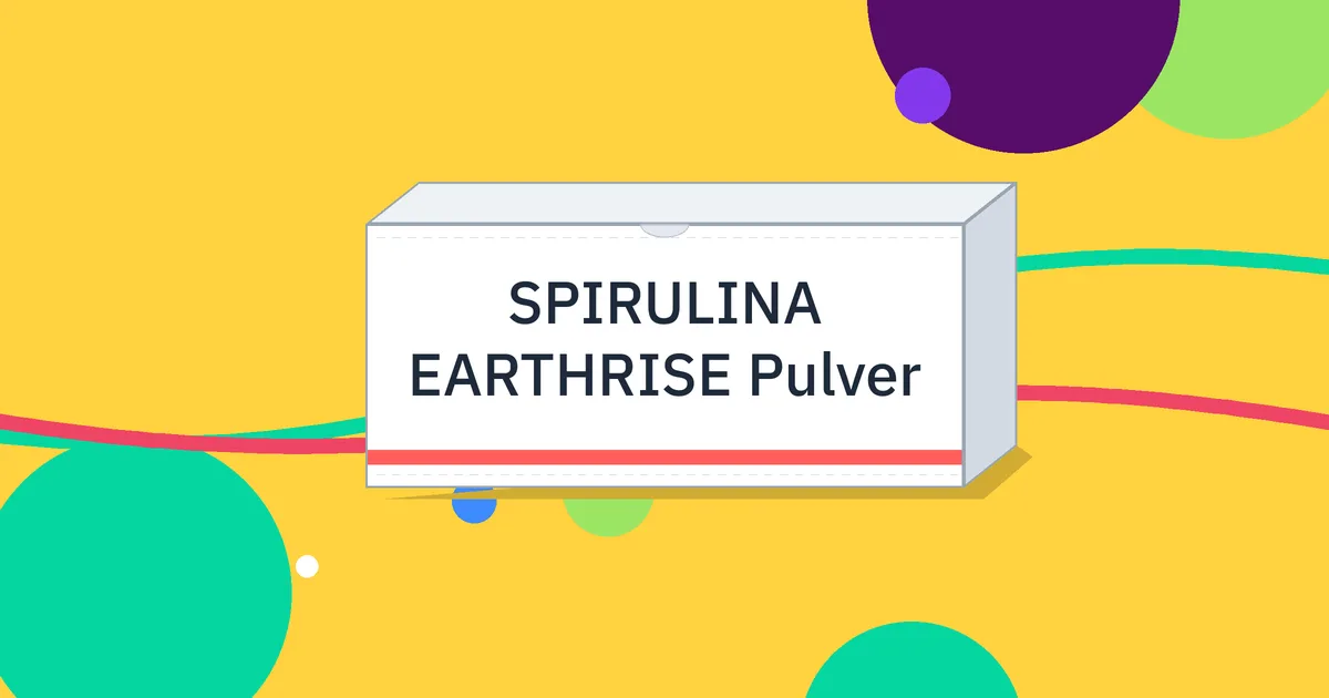 Symbolbild: Packung mit der Aufschrift SPIRULINA EARTHRISE Pulver (PZN 04924853) – Verfügbarkeit und Bezug in Apotheken in Frankfurt am Main
