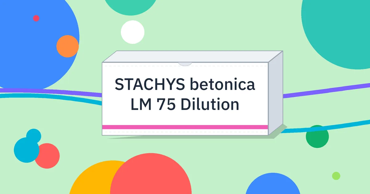 Symbolbild: Packung mit der Aufschrift STACHYS betonica LM 75 Dilution (PZN 13684187) – Verfügbarkeit und Bezug in Apotheken in Frankfurt am Main