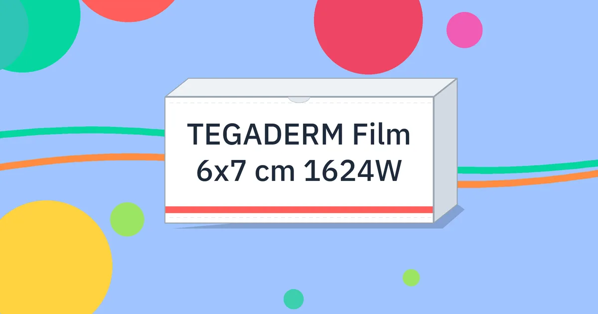 Symbolbild: Packung mit der Aufschrift TEGADERM Film 6x7 cm 1624W (PZN 09768895) – Verfügbarkeit und Bezug in Apotheken in Frankfurt am Main
