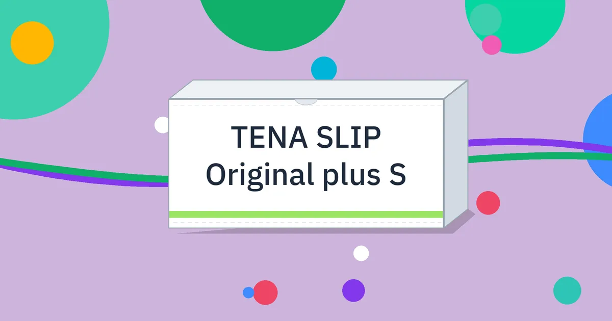 Symbolbild: Packung mit der Aufschrift TENA SLIP Original plus S (PZN 11307351) – Verfügbarkeit und Bezug in Apotheken in Frankfurt am Main
