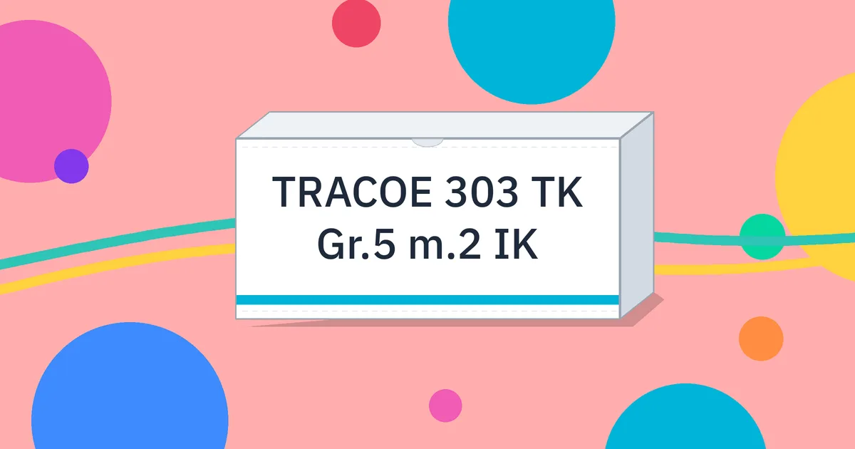 Symbolbild: Packung mit der Aufschrift TRACOE 303 TK Gr.5 m.2 IK (PZN 00920137) – Verfügbarkeit und Bezug in Apotheken in Frankfurt am Main