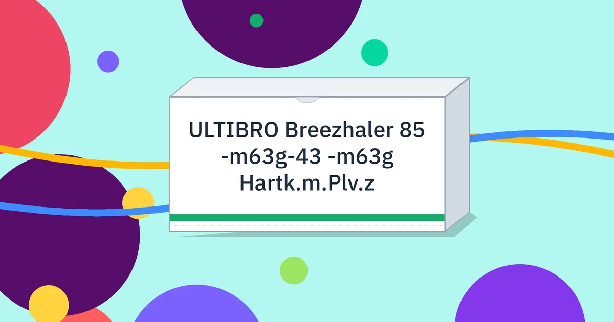 Symbolbild: Packung mit der Aufschrift ULTIBRO Breezhaler 85 -m63g-43 -m63g Hartk.m.Plv.z (PZN 11098226) – Verfügbarkeit und Bezug in Apotheken in Frankfurt am Main