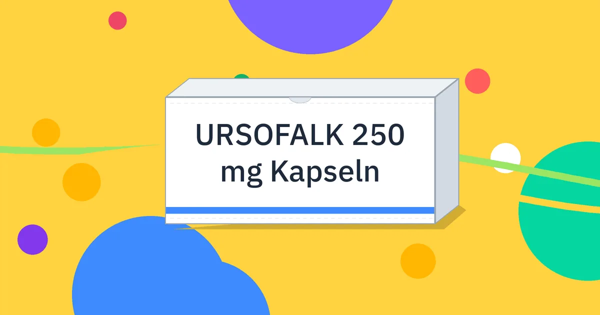 Symbolbild: Packung mit der Aufschrift URSOFALK 250 mg Kapseln (PZN 02144536) – Verfügbarkeit und Bezug in Apotheken in Frankfurt am Main