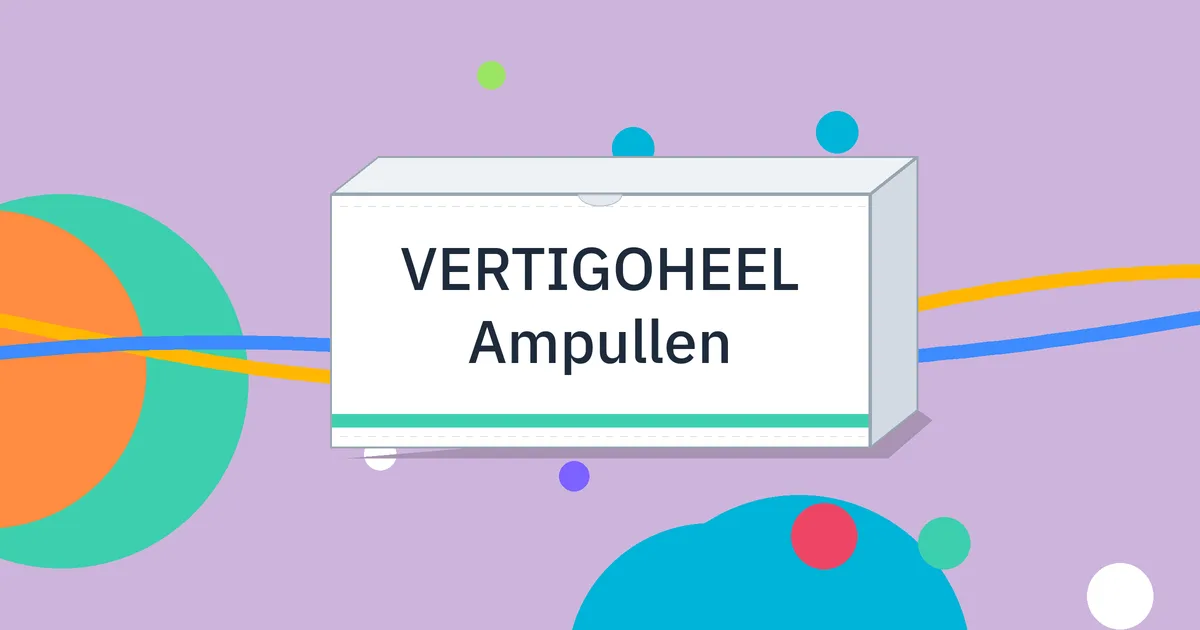 Symbolbild: Packung mit der Aufschrift VERTIGOHEEL Ampullen (PZN 01088913) – Verfügbarkeit und Bezug in Apotheken in Frankfurt am Main