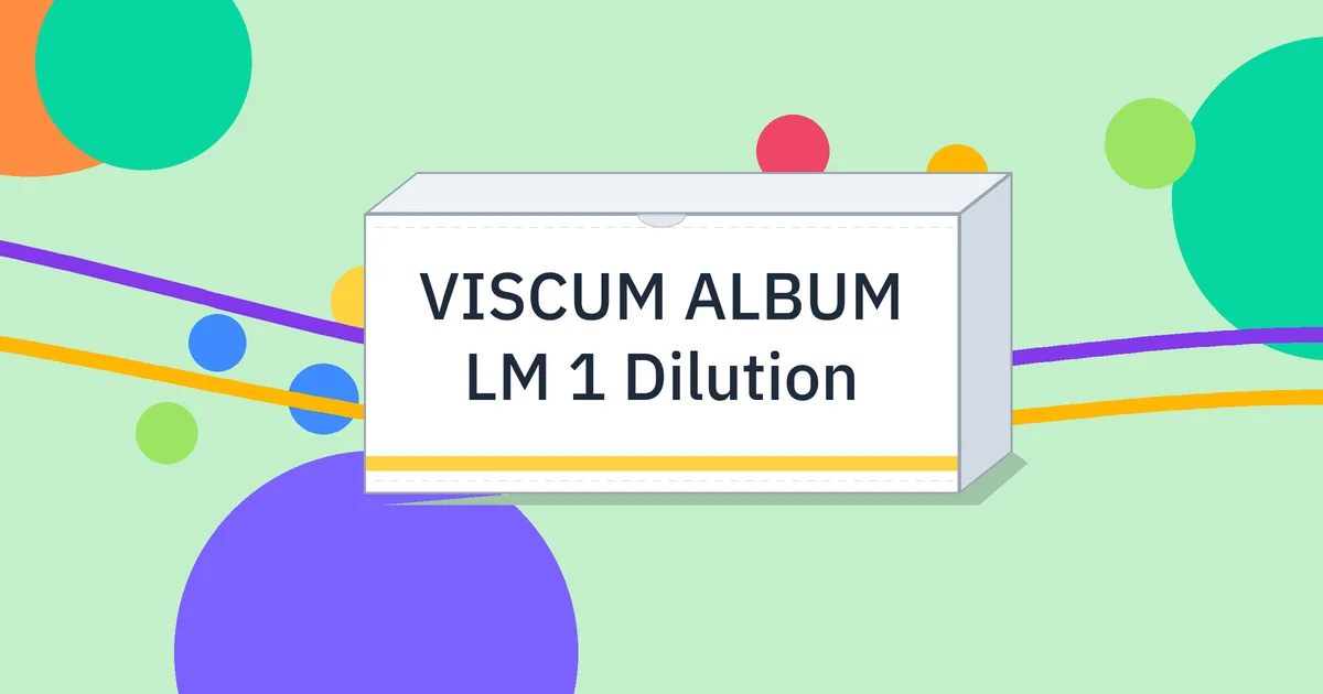 Symbolbild: Packung mit der Aufschrift VISCUM ALBUM LM 1 Dilution (PZN 13277619) – Verfügbarkeit und Bezug in Apotheken in Frankfurt am Main