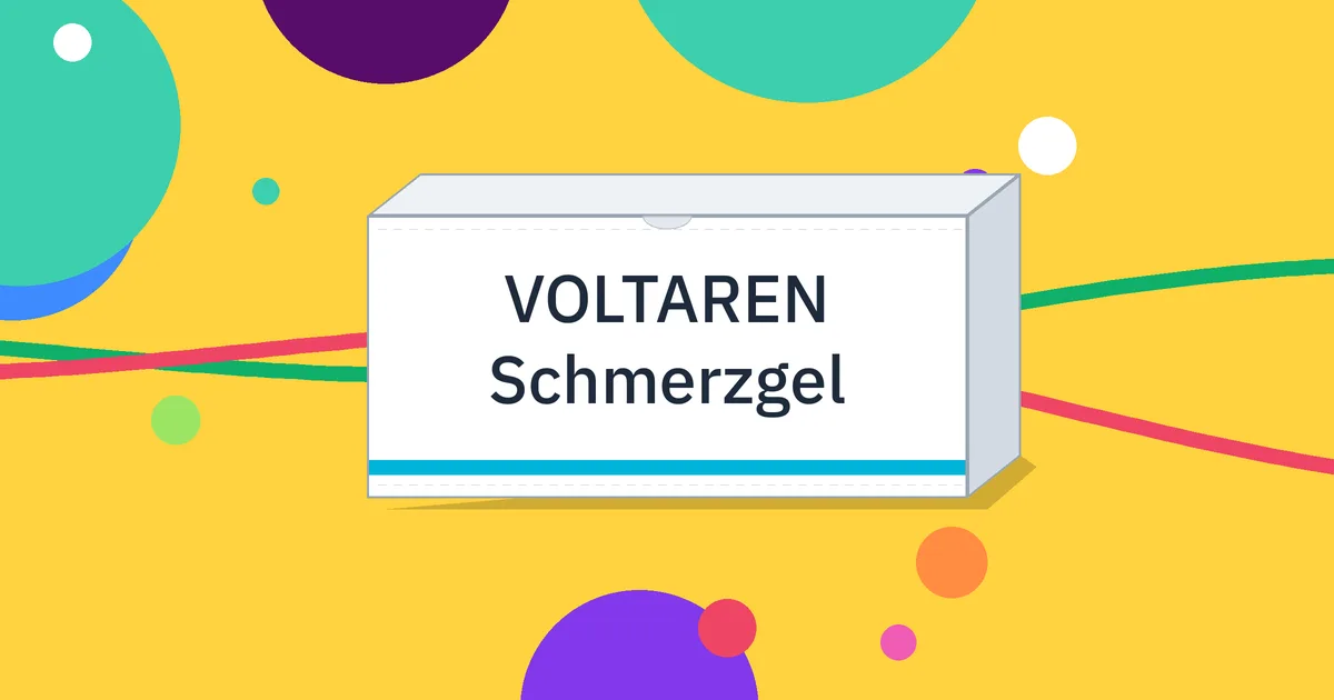 Symbolbild: Packung mit der Aufschrift VOLTAREN Schmerzgel (PZN 06998784) – Verfügbarkeit und Bezug in Apotheken in Frankfurt am Main