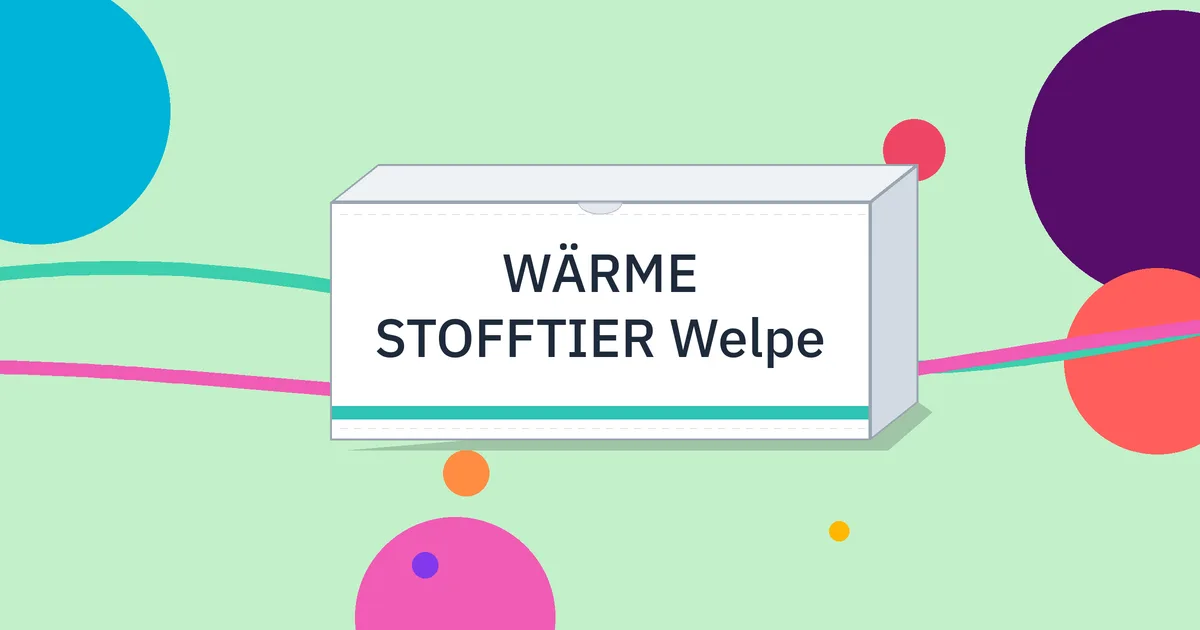 Symbolbild: Packung mit der Aufschrift WÄRME STOFFTIER Welpe (PZN 09707592) – Verfügbarkeit und Bezug in Apotheken in Frankfurt am Main