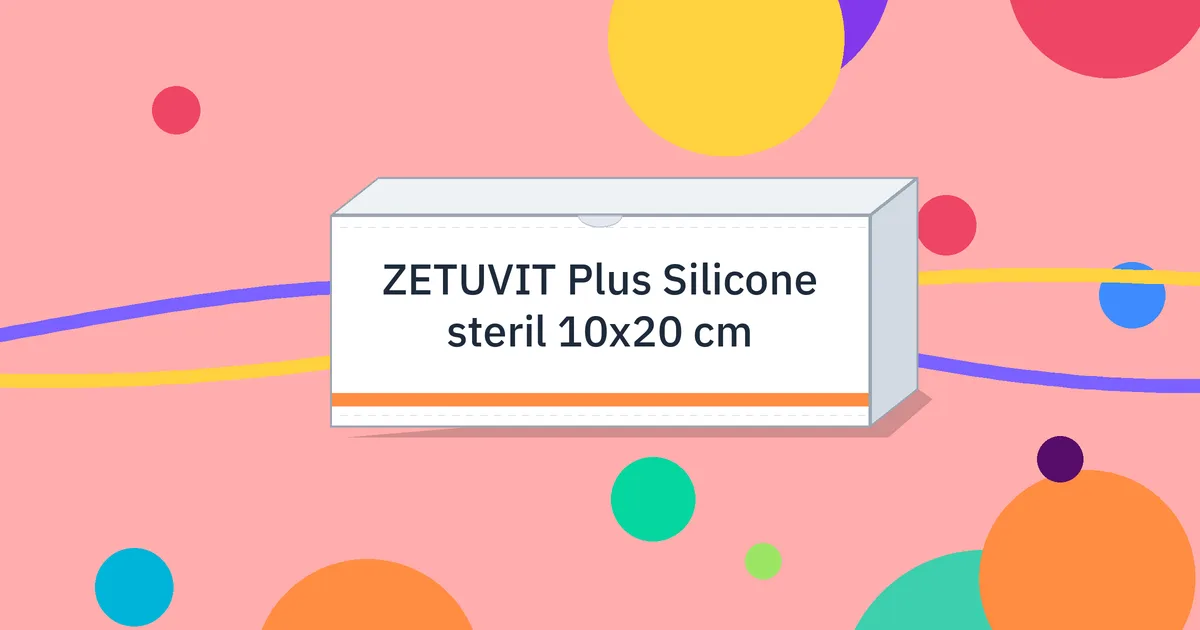 Symbolbild: Packung mit der Aufschrift ZETUVIT Plus Silicone steril 10x20 cm (PZN 19669266) – Verfügbarkeit und Bezug in Apotheken in Frankfurt am Main