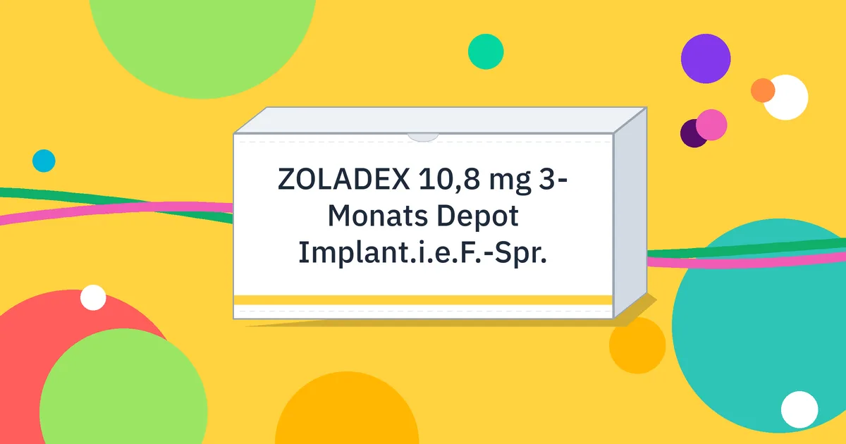 Symbolbild: Packung mit der Aufschrift ZOLADEX 10,8 mg 3-Monats Depot Implant.i.e.F.-Spr. (PZN 15569444) – Verfügbarkeit und Bezug in Apotheken in Frankfurt am Main