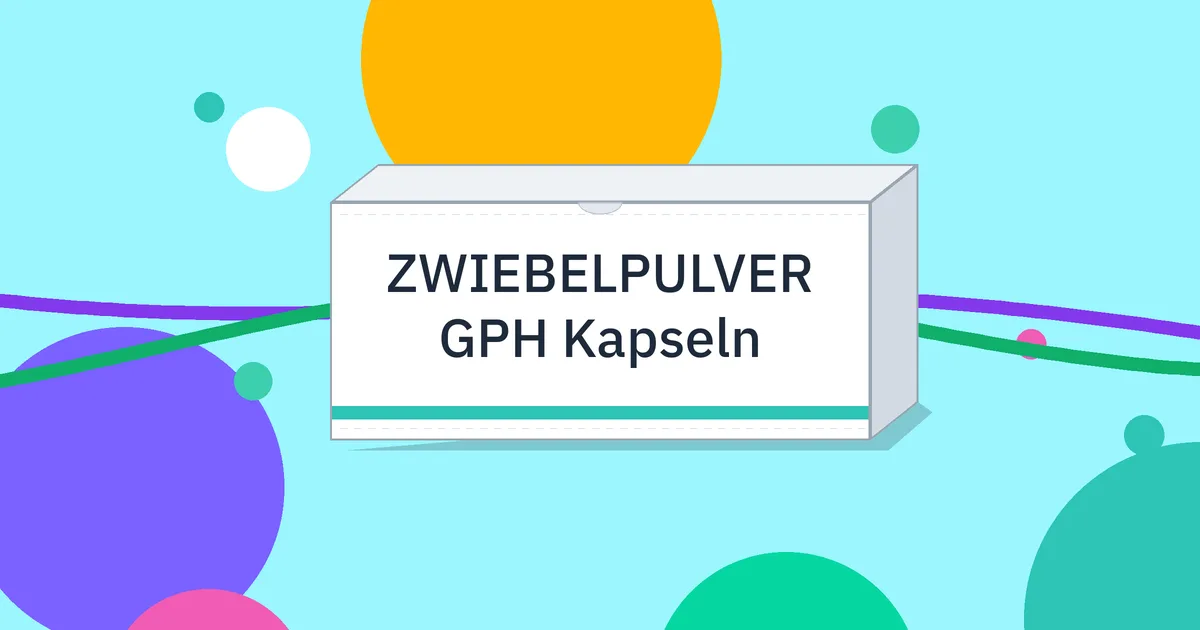 Symbolbild: Packung mit der Aufschrift ZWIEBELPULVER GPH Kapseln (PZN 00183466) – Verfügbarkeit und Bezug in Apotheken in Frankfurt am Main