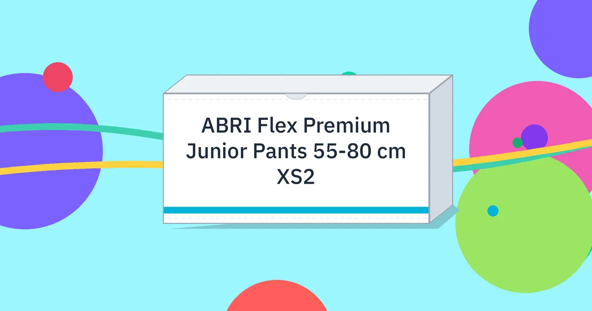 Symbolbild: Packung mit der Aufschrift ABRI Flex Premium Junior Pants 55-80 cm XS2 (PZN 14304502) – Verfügbarkeit und Bezug in Apotheken in Frankfurt am Main