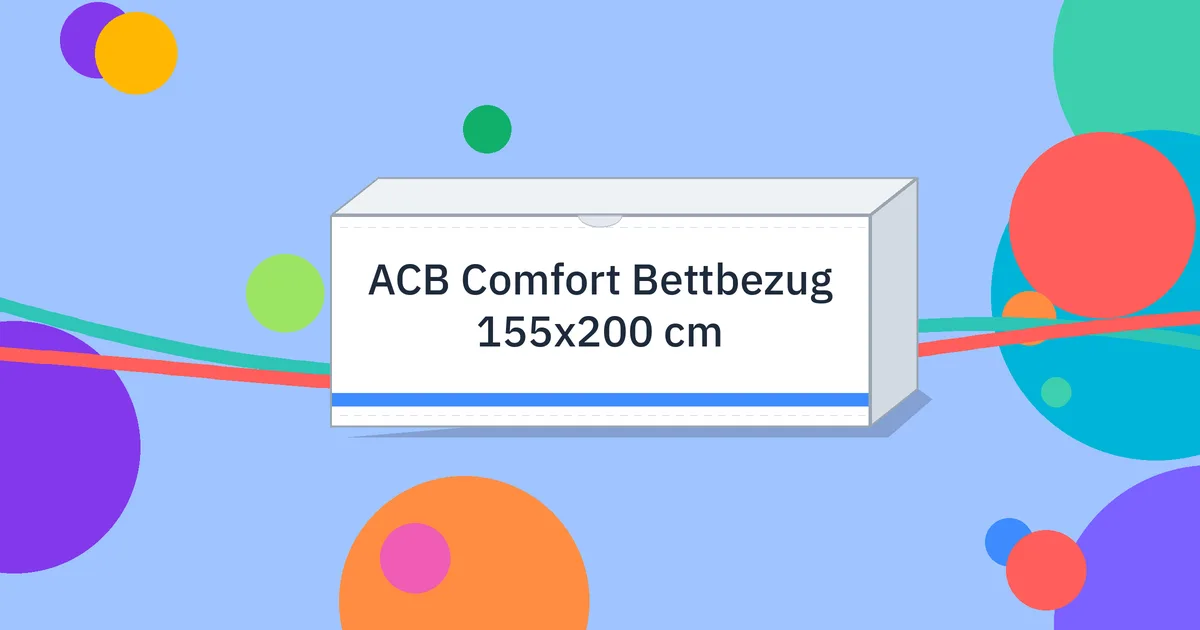 Symbolbild: Packung mit der Aufschrift ACB Comfort Bettbezug 155x200 cm (PZN 04117041) – Verfügbarkeit und Bezug in Apotheken in Frankfurt am Main