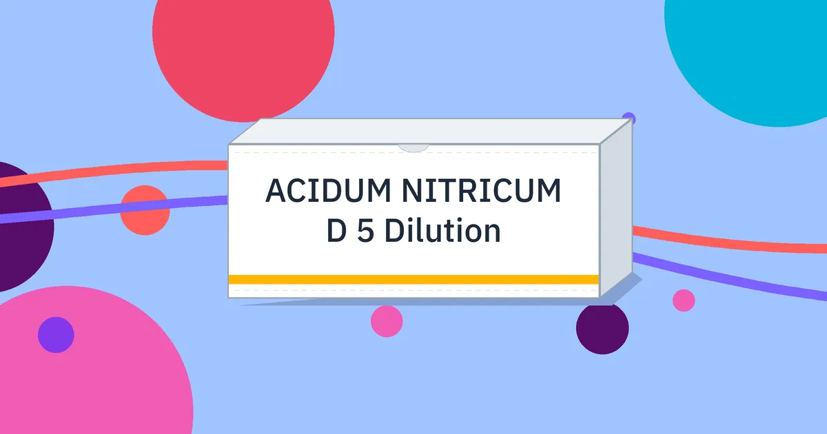 Symbolbild: Packung mit der Aufschrift ACIDUM NITRICUM D 5 Dilution (PZN 07157041) – Verfügbarkeit und Bezug in Apotheken in Frankfurt am Main