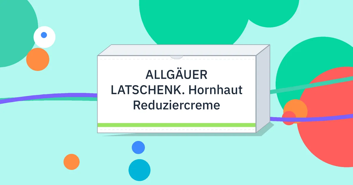 Symbolbild: Packung mit der Aufschrift ALLGÄUER LATSCHENK. Hornhaut Reduziercreme (PZN 19647595) – Verfügbarkeit und Bezug in Apotheken in Frankfurt am Main