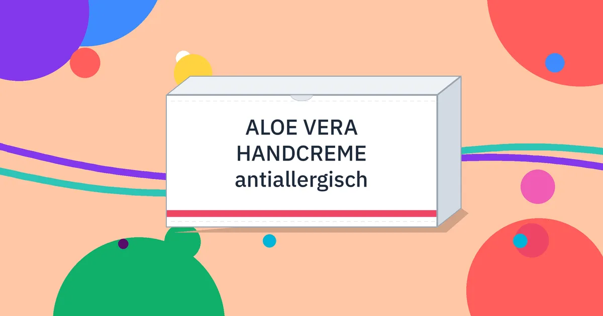 Symbolbild: Packung mit der Aufschrift ALOE VERA HANDCREME antiallergisch (PZN 09739267) – Verfügbarkeit und Bezug in Apotheken in Frankfurt am Main