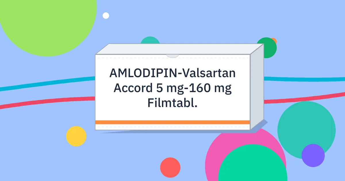 Symbolbild: Packung mit der Aufschrift AMLODIPIN-Valsartan Accord 5 mg-160 mg Filmtabl. (PZN 17844469) – Verfügbarkeit und Bezug in Apotheken in Frankfurt am Main