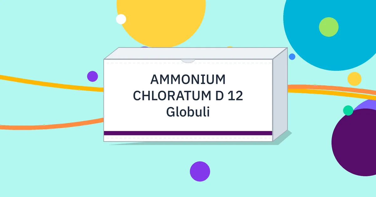 Symbolbild: Packung mit der Aufschrift AMMONIUM CHLORATUM D 12 Globuli (PZN 07158589) – Verfügbarkeit und Bezug in Apotheken in Frankfurt am Main