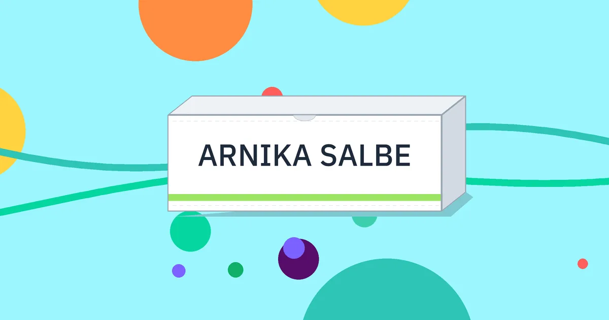 Symbolbild: Packung mit der Aufschrift ARNIKA SALBE (PZN 18900508) – Verfügbarkeit und Bezug in Apotheken in Frankfurt am Main