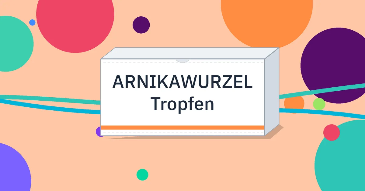 Symbolbild: Packung mit der Aufschrift ARNIKAWURZEL Tropfen (PZN 19418191) – Verfügbarkeit und Bezug in Apotheken in Frankfurt am Main