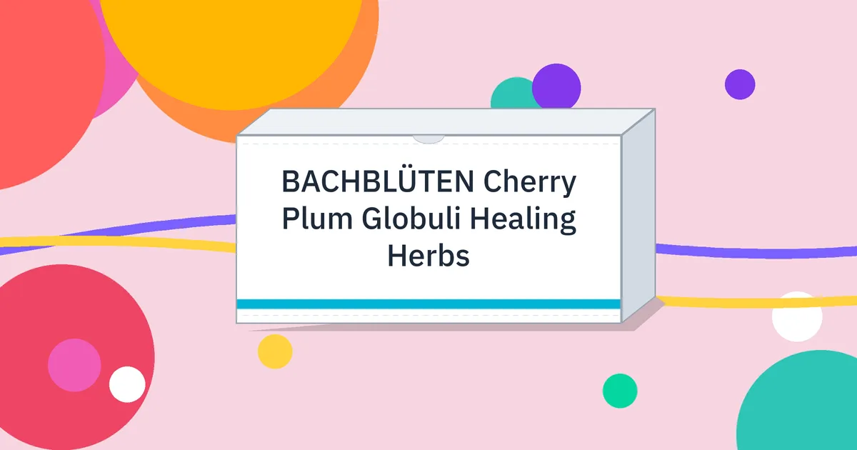 Symbolbild: Packung mit der Aufschrift BACHBLÜTEN Cherry Plum Globuli Healing Herbs (PZN 07365727) – Verfügbarkeit und Bezug in Apotheken in Frankfurt am Main