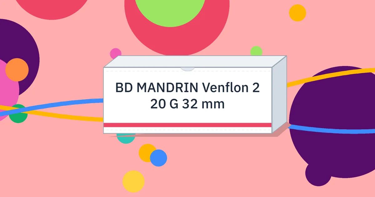 Symbolbild: Packung mit der Aufschrift BD MANDRIN Venflon 2 20 G 32 mm (PZN 03398977) – Verfügbarkeit und Bezug in Apotheken in Frankfurt am Main
