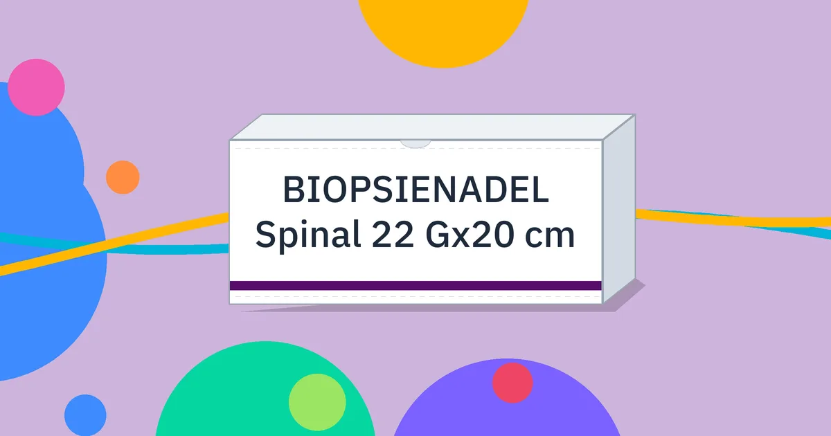 Symbolbild: Packung mit der Aufschrift BIOPSIENADEL Spinal 22 Gx20 cm (PZN 06770963) – Verfügbarkeit und Bezug in Apotheken in Frankfurt am Main