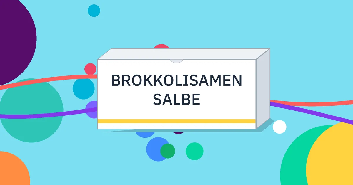 Symbolbild: Packung mit der Aufschrift BROKKOLISAMEN SALBE (PZN 17937490) – Verfügbarkeit und Bezug in Apotheken in Frankfurt am Main