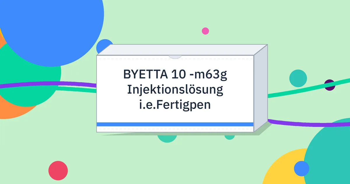 Symbolbild: Packung mit der Aufschrift BYETTA 10 -m63g Injektionslösung i.e.Fertigpen (PZN 17215839) – Verfügbarkeit und Bezug in Apotheken in Frankfurt am Main