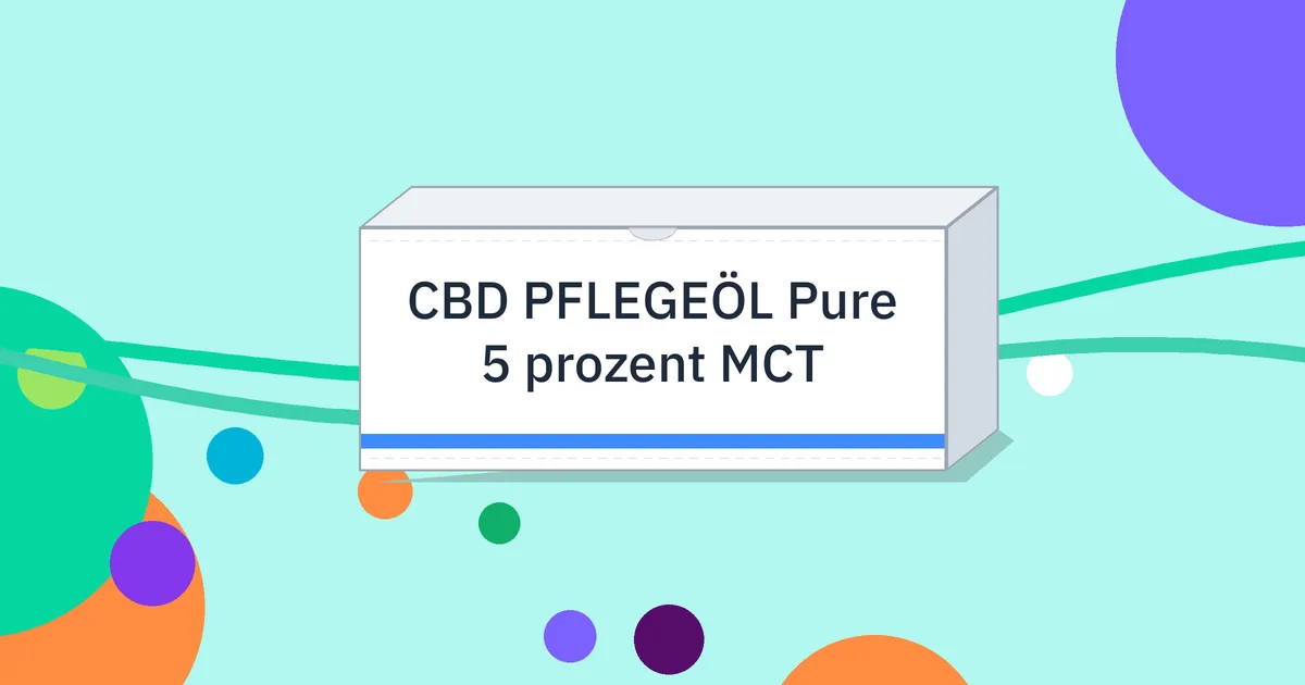 Symbolbild: Packung mit der Aufschrift CBD PFLEGEÖL Pure 5 prozent MCT (PZN 18654096) – Verfügbarkeit und Bezug in Apotheken in Frankfurt am Main