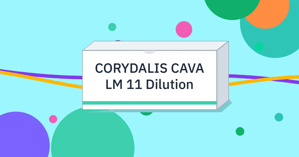 Symbolbild: Packung mit der Aufschrift CORYDALIS CAVA LM 11 Dilution (PZN 13453507) – Verfügbarkeit und Bezug in Apotheken in Frankfurt am Main