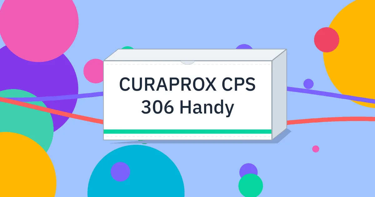 Symbolbild: Packung mit der Aufschrift CURAPROX CPS 306 Handy (PZN 02391424) – Verfügbarkeit und Bezug in Apotheken in Frankfurt am Main