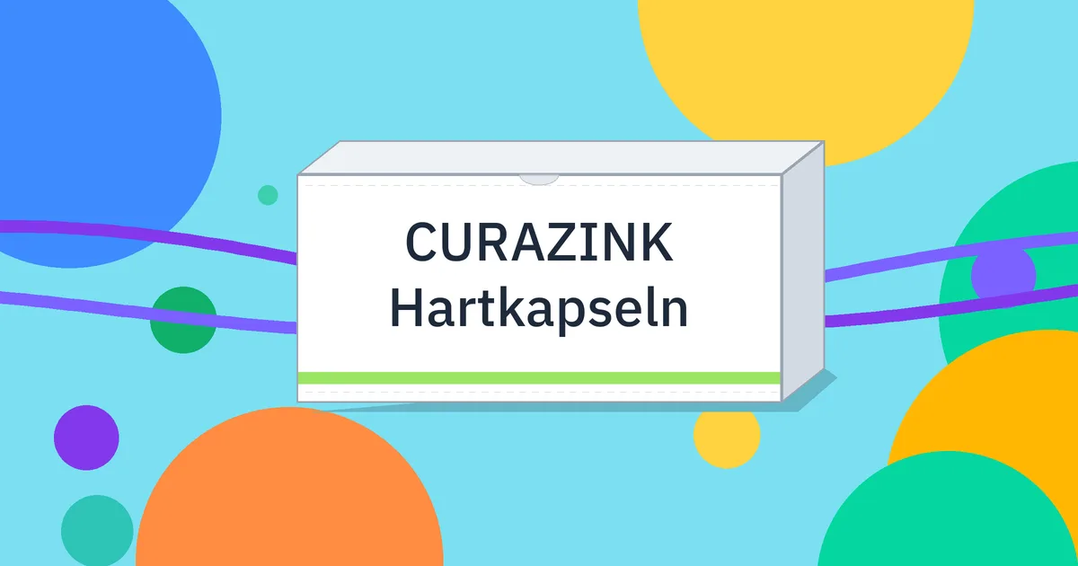 Symbolbild: Packung mit der Aufschrift CURAZINK Hartkapseln (PZN 00679405) – Verfügbarkeit und Bezug in Apotheken in Frankfurt am Main