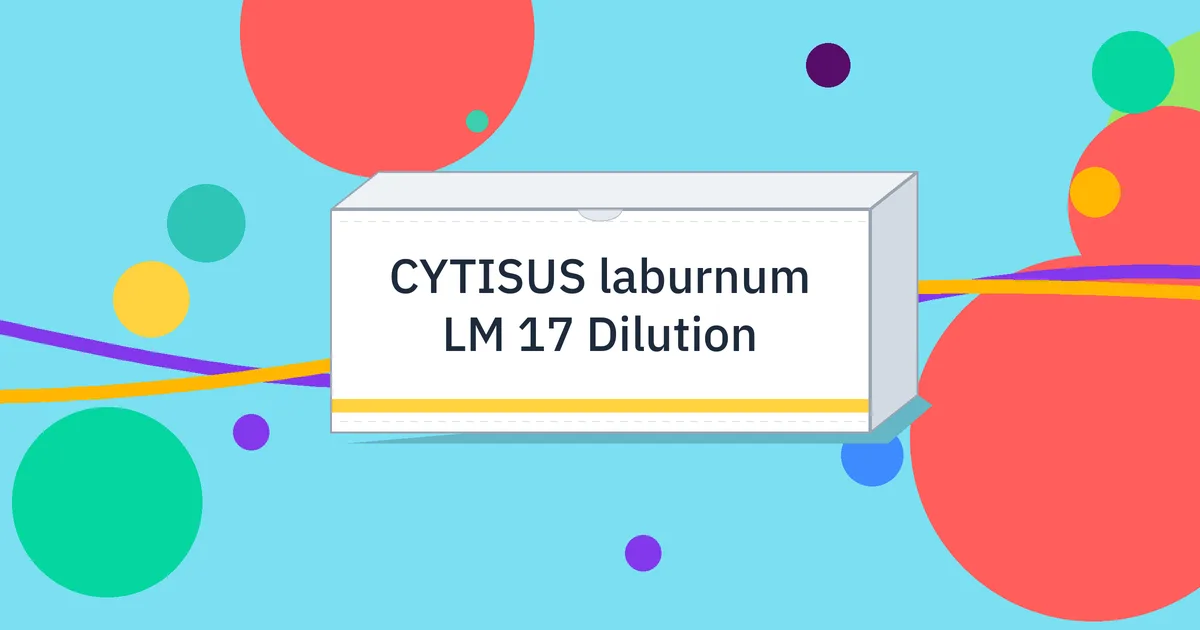 Symbolbild: Packung mit der Aufschrift CYTISUS laburnum LM 17 Dilution (PZN 13460565) – Verfügbarkeit und Bezug in Apotheken in Frankfurt am Main