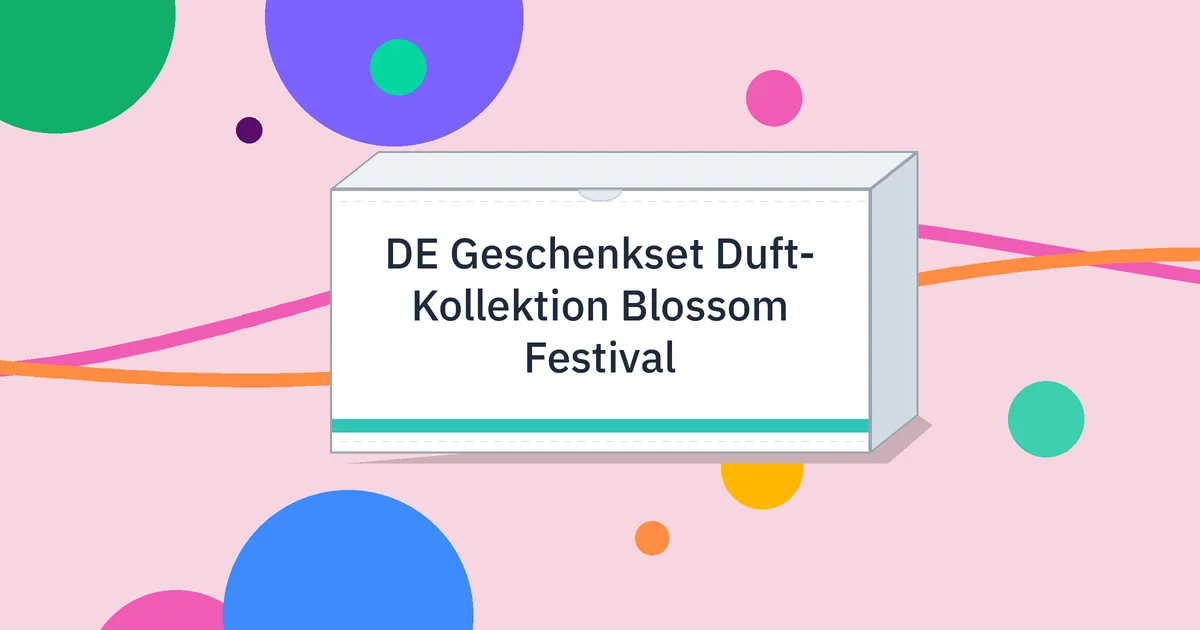 Symbolbild: Packung mit der Aufschrift DE Geschenkset Duft-Kollektion Blossom Festival (PZN 19869456) – Verfügbarkeit und Bezug in Apotheken in Frankfurt am Main