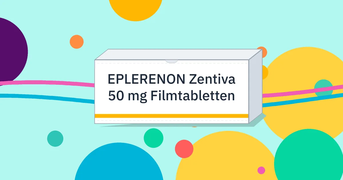 Symbolbild: Packung mit der Aufschrift EPLERENON Zentiva 50 mg Filmtabletten (PZN 19180714) – Verfügbarkeit und Bezug in Apotheken in Frankfurt am Main