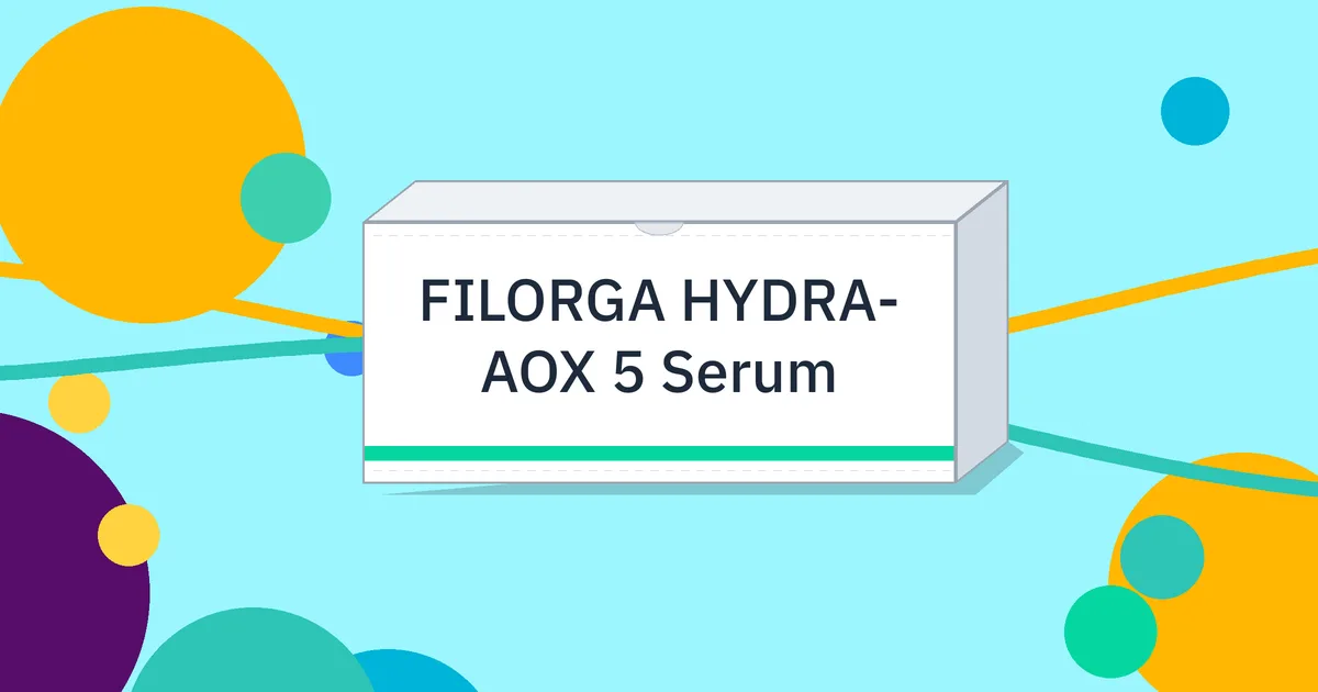 Symbolbild: Packung mit der Aufschrift FILORGA HYDRA-AOX 5 Serum (PZN 18897918) – Verfügbarkeit und Bezug in Apotheken in Frankfurt am Main
