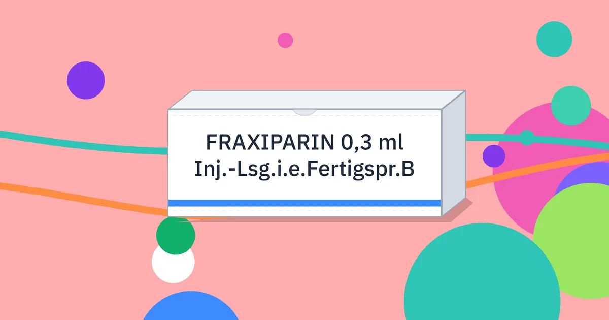 Symbolbild: Packung mit der Aufschrift FRAXIPARIN 0,3 ml Inj.-Lsg.i.e.Fertigspr.B (PZN 04261849) – Verfügbarkeit und Bezug in Apotheken in Frankfurt am Main