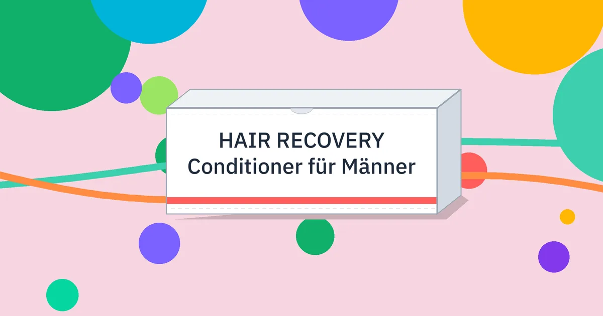 Symbolbild: Packung mit der Aufschrift HAIR RECOVERY Conditioner für Männer (PZN 17862473) – Verfügbarkeit und Bezug in Apotheken in Frankfurt am Main
