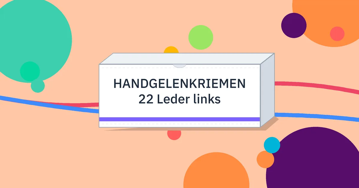 Symbolbild: Packung mit der Aufschrift HANDGELENKRIEMEN 22 Leder links (PZN 01727773) – Verfügbarkeit und Bezug in Apotheken in Frankfurt am Main