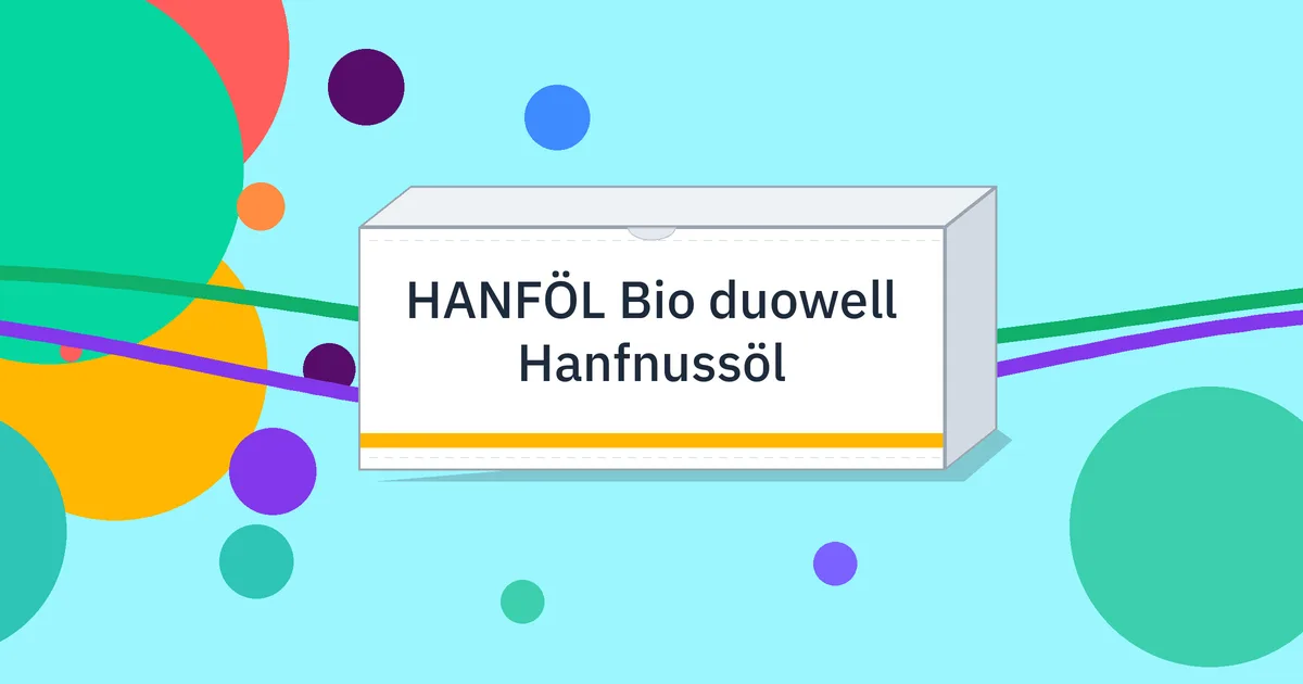 Symbolbild: Packung mit der Aufschrift HANFÖL Bio duowell Hanfnussöl (PZN 13358246) – Verfügbarkeit und Bezug in Apotheken in Frankfurt am Main