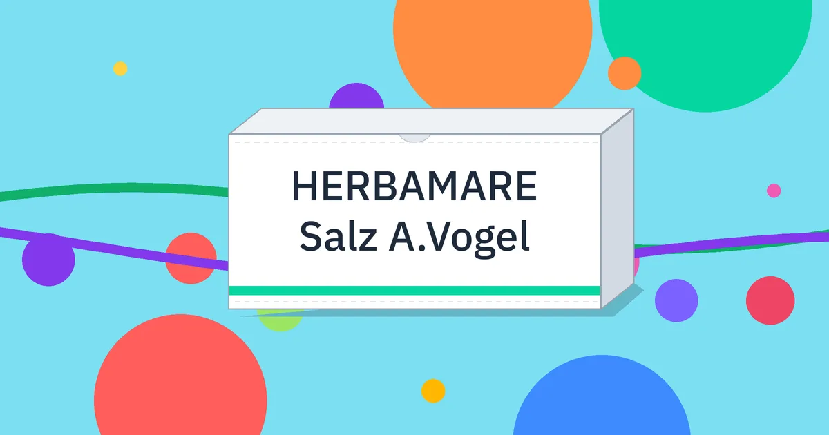 Symbolbild: Packung mit der Aufschrift HERBAMARE Salz A.Vogel (PZN 02464488) – Verfügbarkeit und Bezug in Apotheken in Frankfurt am Main