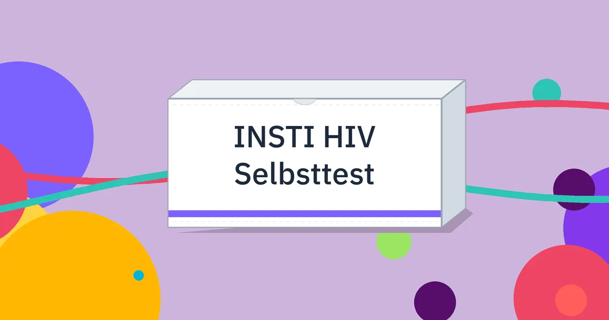 Symbolbild: Packung mit der Aufschrift INSTI HIV Selbsttest (PZN 18424634) – Verfügbarkeit und Bezug in Apotheken in Frankfurt am Main