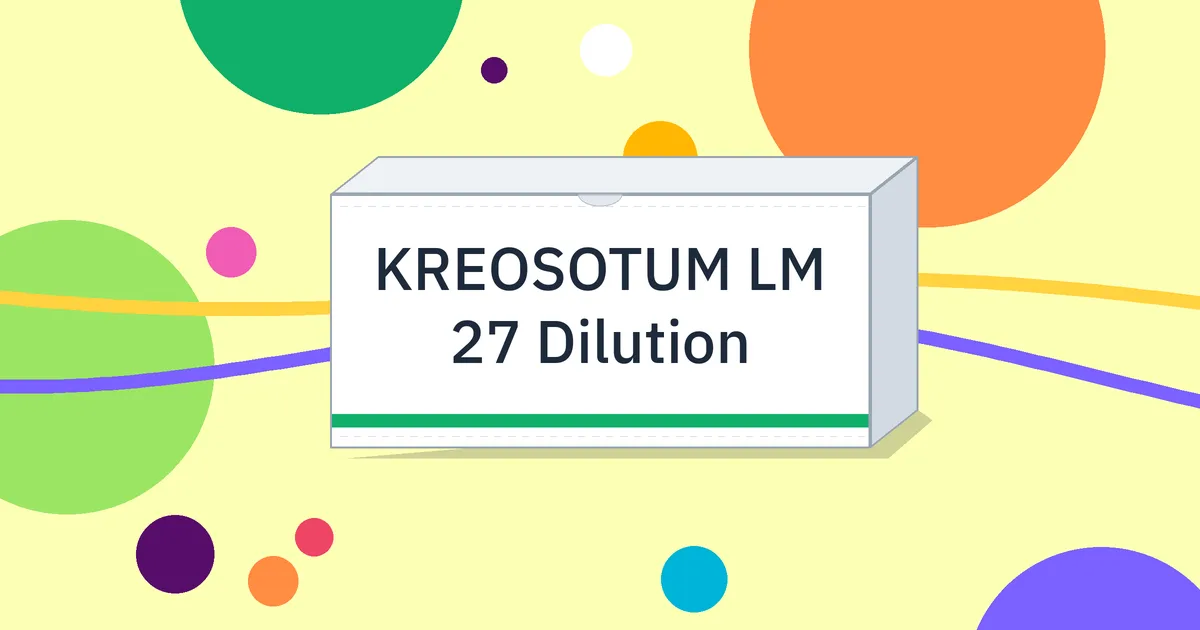 Symbolbild: Packung mit der Aufschrift KREOSOTUM LM 27 Dilution (PZN 12928204) – Verfügbarkeit und Bezug in Apotheken in Frankfurt am Main