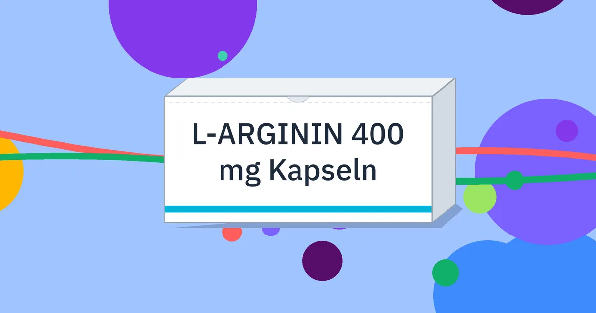 Symbolbild: Packung mit der Aufschrift L-ARGININ 400 mg Kapseln (PZN 01395868) – Verfügbarkeit und Bezug in Apotheken in Frankfurt am Main