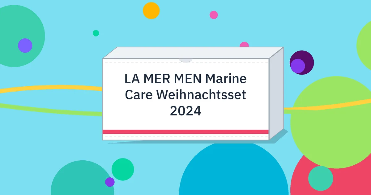 Symbolbild: Packung mit der Aufschrift LA MER MEN Marine Care Weihnachtsset 2024 (PZN 19439804) – Verfügbarkeit und Bezug in Apotheken in Frankfurt am Main