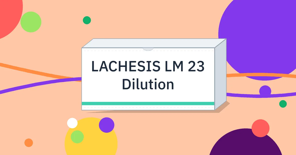 Symbolbild: Packung mit der Aufschrift LACHESIS LM 23 Dilution (PZN 12929451) – Verfügbarkeit und Bezug in Apotheken in Frankfurt am Main