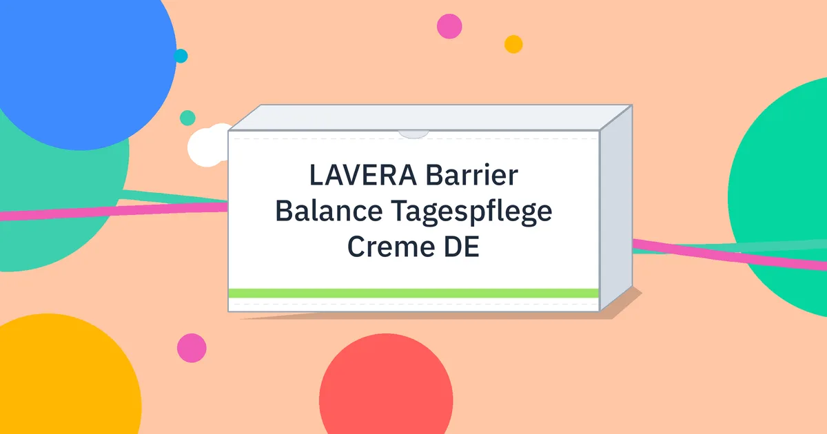 Symbolbild: Packung mit der Aufschrift LAVERA Barrier Balance Tagespflege Creme DE (PZN 19282395) – Verfügbarkeit und Bezug in Apotheken in Frankfurt am Main