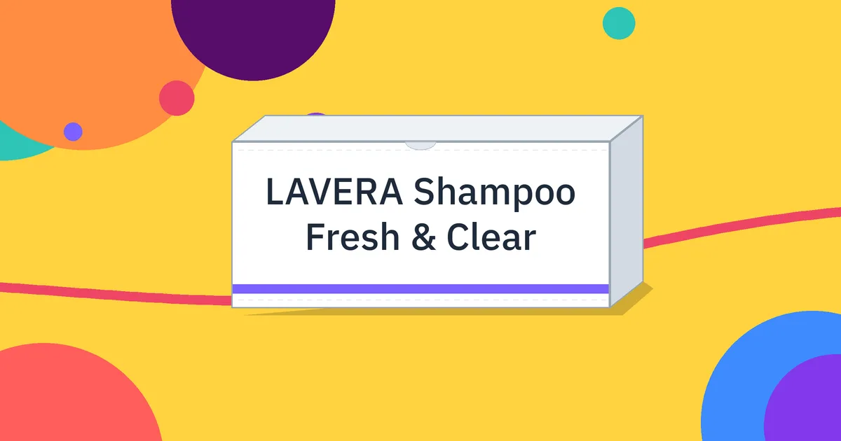 Symbolbild: Packung mit der Aufschrift LAVERA Shampoo Fresh & Clear (PZN 20210685) – Verfügbarkeit und Bezug in Apotheken in Frankfurt am Main