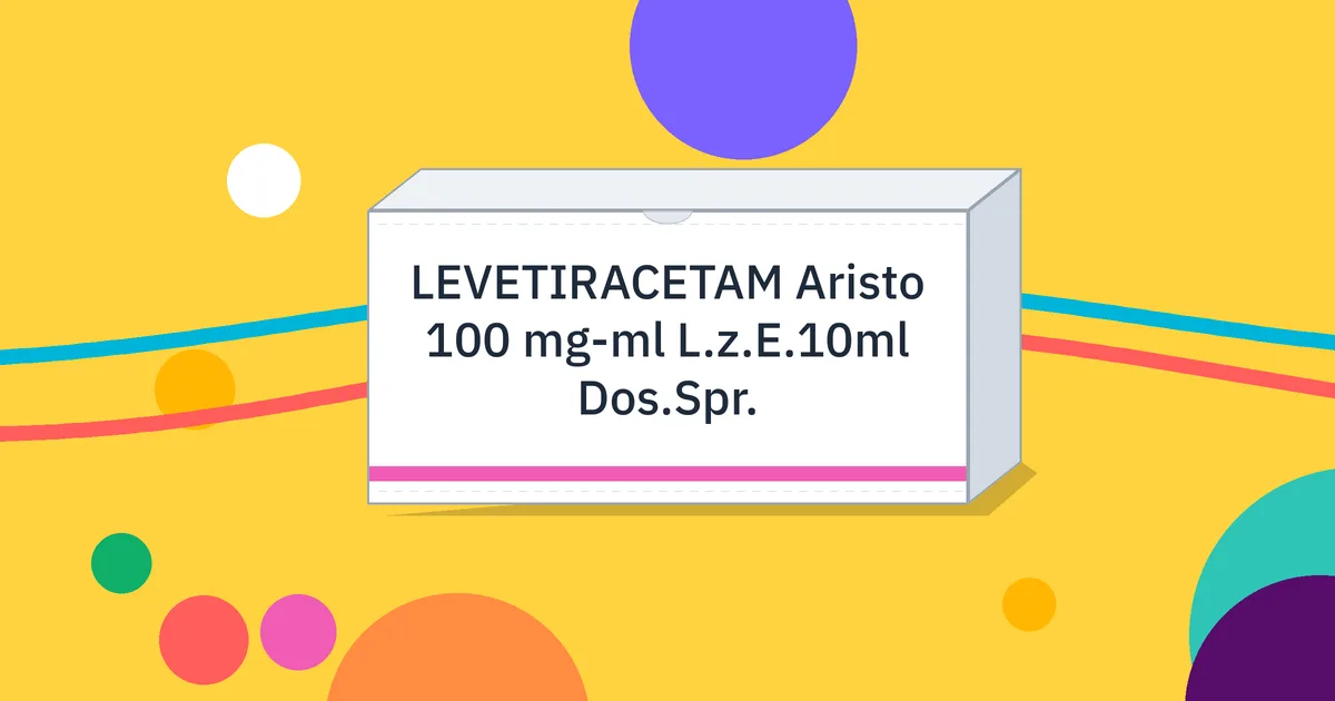 Symbolbild: Packung mit der Aufschrift LEVETIRACETAM Aristo 100 mg-ml L.z.E.10ml Dos.Spr. (PZN 14043800) – Verfügbarkeit und Bezug in Apotheken in Frankfurt am Main