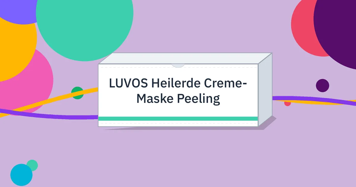 Symbolbild: Packung mit der Aufschrift LUVOS Heilerde Creme-Maske Peeling (PZN 15630037) – Verfügbarkeit und Bezug in Apotheken in Frankfurt am Main